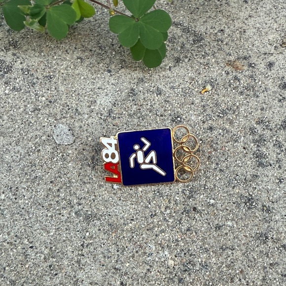 Vintage | Jewelry | Vintage La 84 Track And Field Olympic Pin | Poshmark
